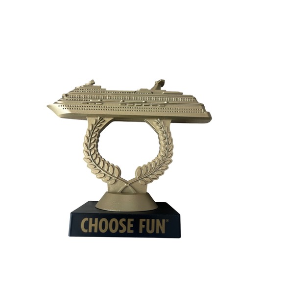Other | Carnival Conquest Figure Statue Trophy Gold Tone | Poshmark
